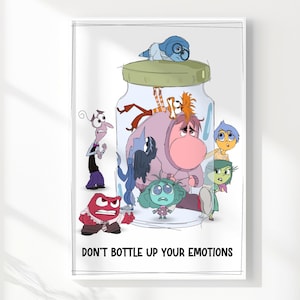Inside Out 2 Self-awareness Poster for Kids, Therapy Office Decor for ...