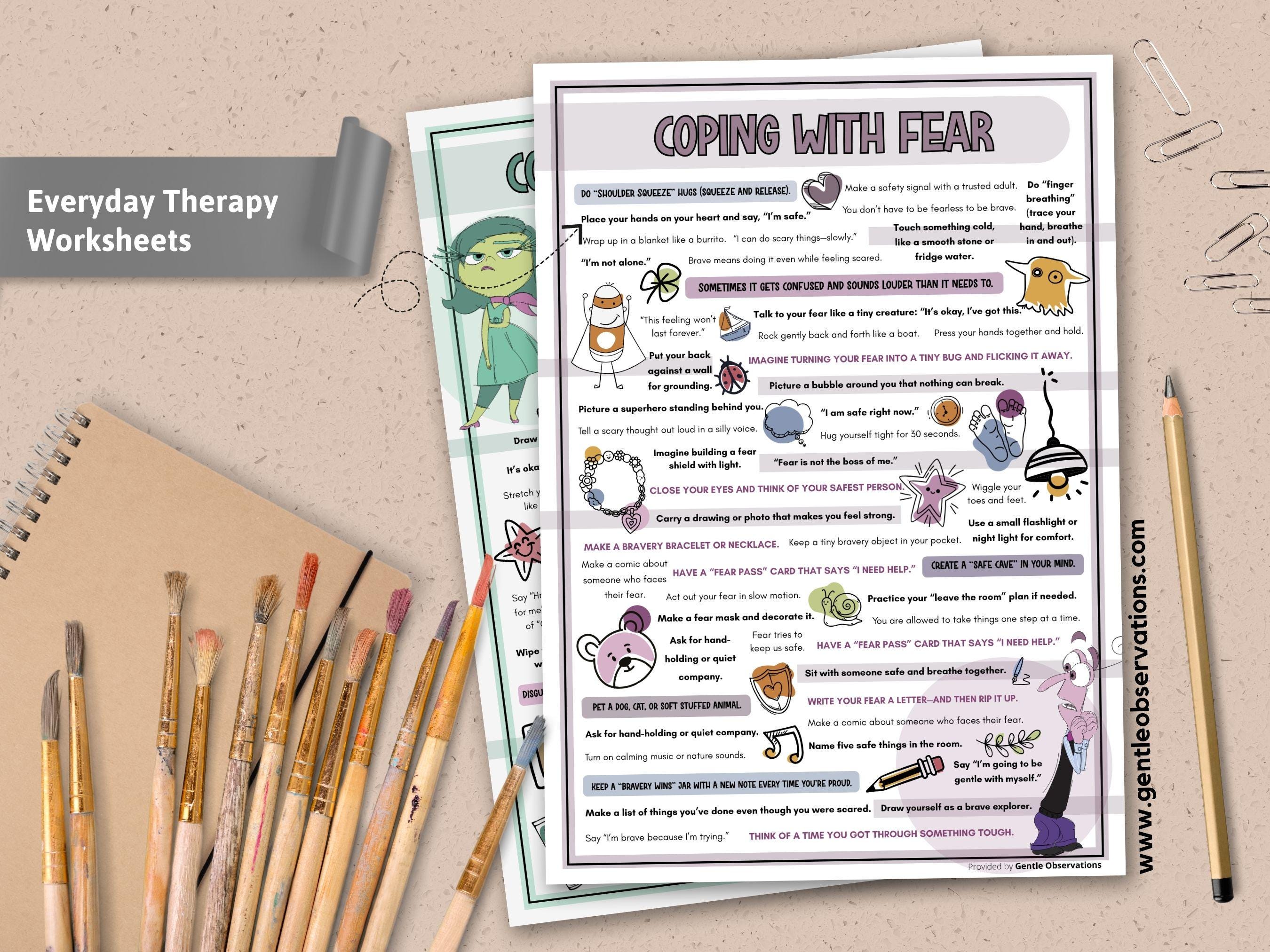 Inside Out 2: One-page Coping Skills for Emotional Regulation ...