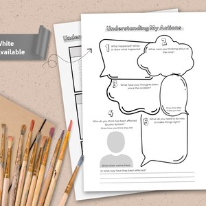 Behavior Analysis Think Sheets for Restorative Justice Circles and ...