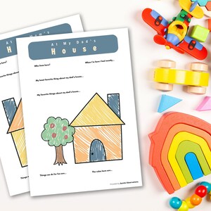 Divorce Worksheets for Kids Coping With Separation, Emotional ...