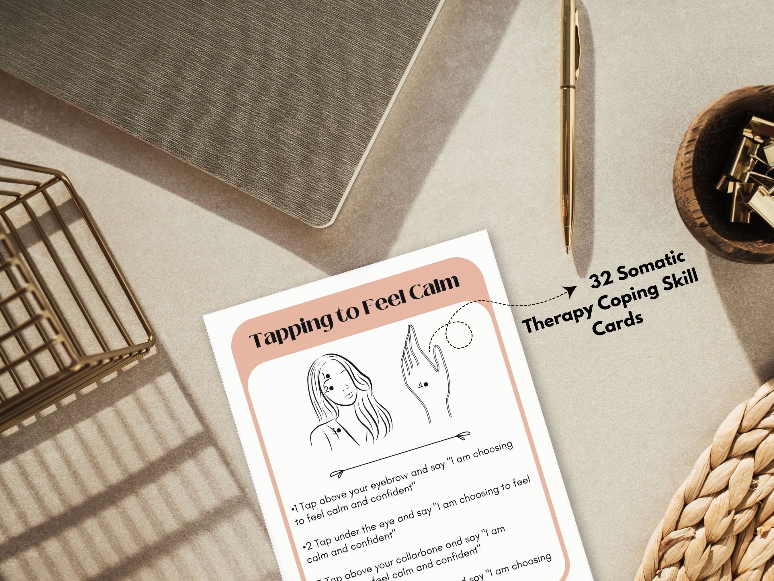 Sel Power Pack 52 Emotional Intelligence Cards Somatic Therapy Coping ...