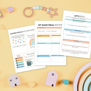 ADHD Worksheets for Kids With ADHD, Emotional Regulation, Self-control ...