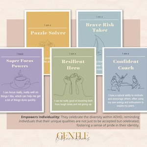 ADHD Superpower Cards for Teens & Adults, Teen ADHD Therapy Activity ...