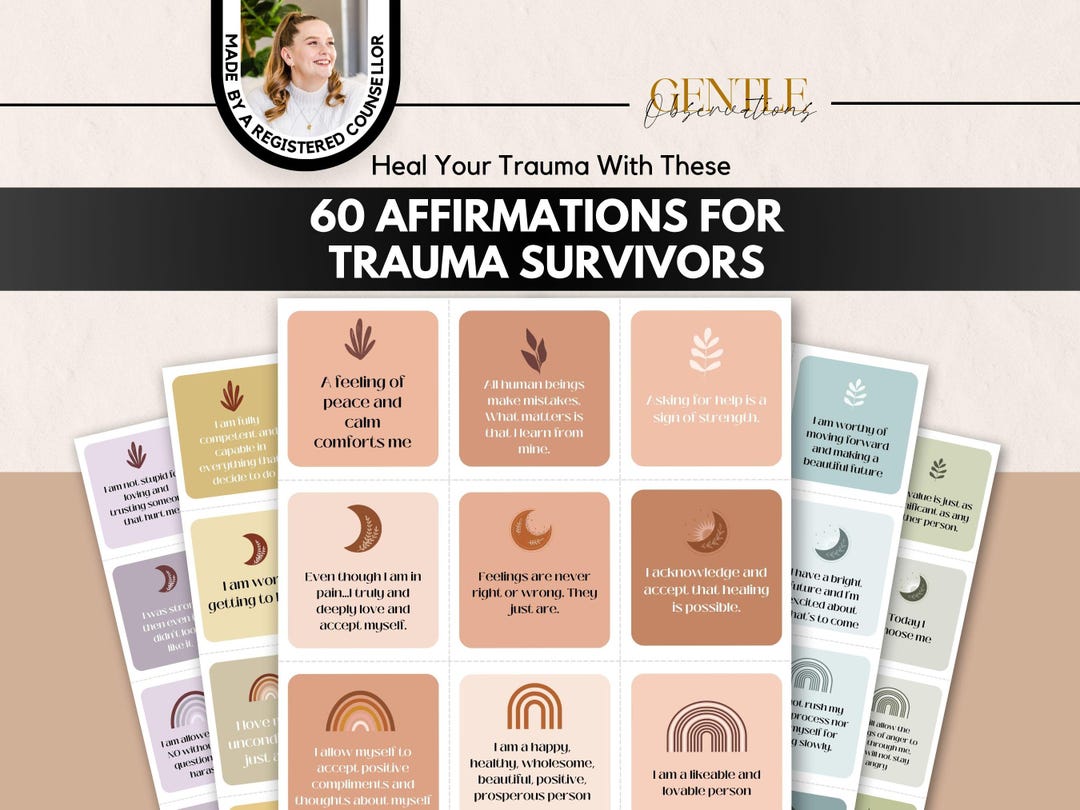Affirmations for Trauma Survivors, Anxiety Coping Statements, Anxiety ...