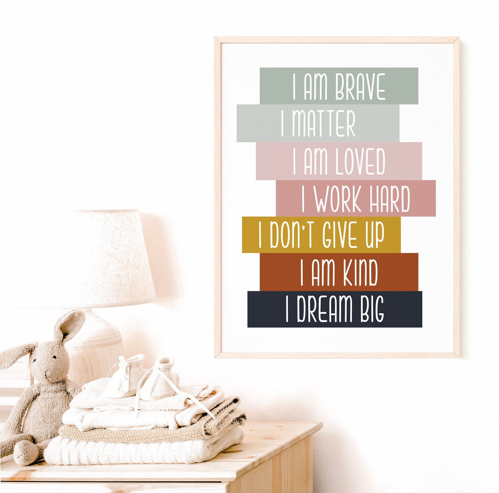 Daily Affirmations Poster Positive Affirmations for Kids - Etsy