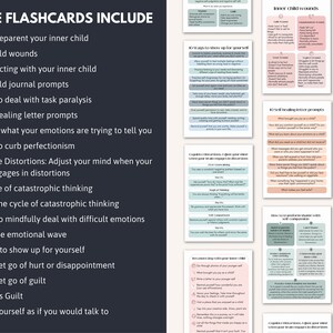 Depression Coping Skill Cards, Inner Child Healing, Cognitive ...