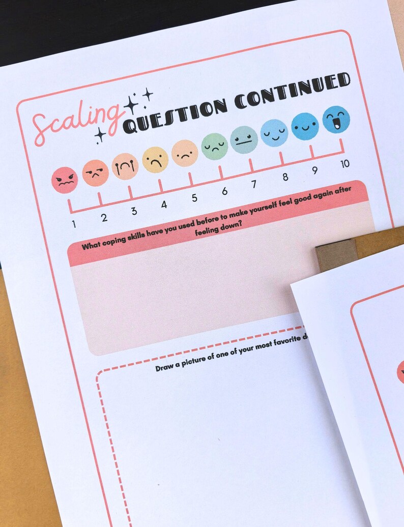 SFBT Worksheets Bundle for Kids, Solution Focused Therapy Worksheets ...