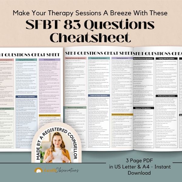 Solution Focused Brief Therapy - Etsy