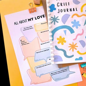 Grief Workbook for Kids, Grief and Loss, Grief Journal, Stages of Grief ...