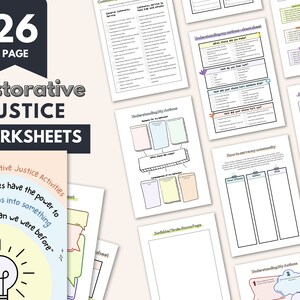 Restorative Justice Conflict Resolution Bundle, Anti-bullying Class ...