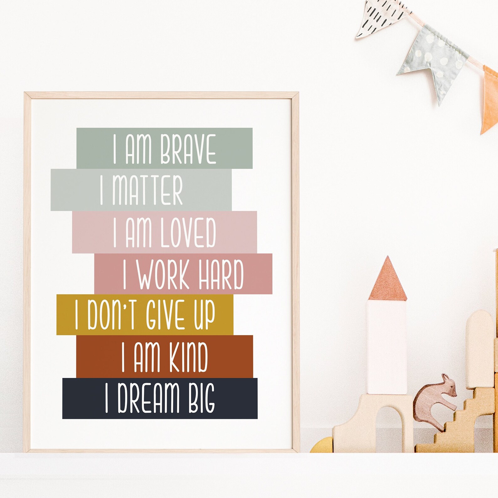 Daily Affirmations Poster Positive Affirmations for Kids - Etsy