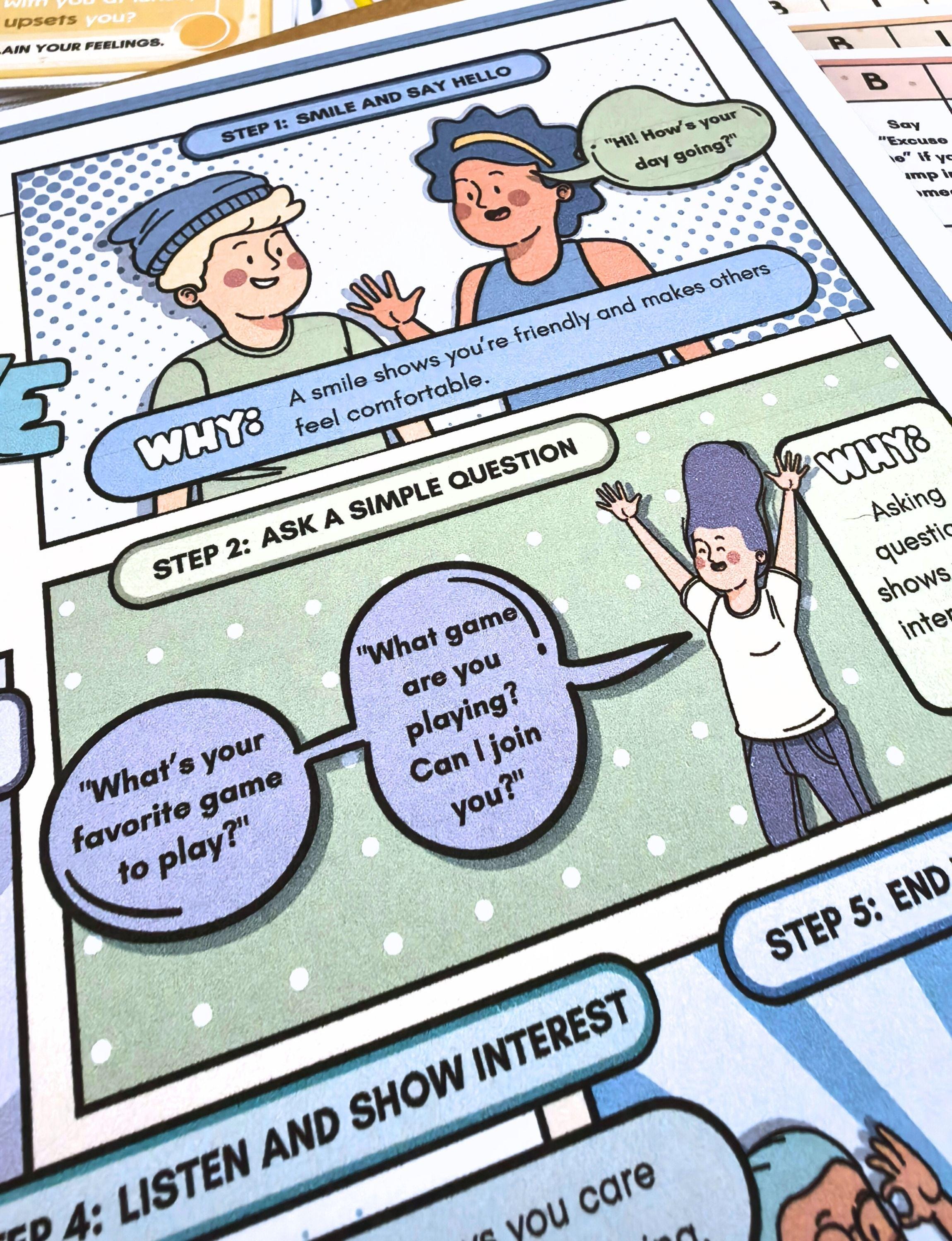 How to Start a Positive Conversation, Social Skills Activities ...