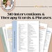 Therapy Abbreviations Cheat Sheet, Clinical Words & Phrases, Intake ...