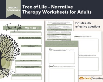 Narrative Therapy Tree of Life - Etsy