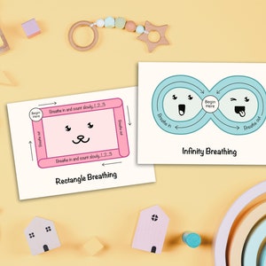 Finger Tracing Mindfulness Coping Skill Breathing Cards for Kids Calm ...