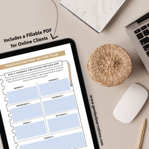 Procrastination Planner: ADHD Executive Dysfunction Sheets (digital ...