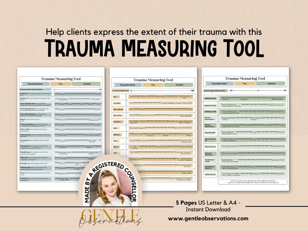 Complex Trauma Communication Tool & Trauma Therapy Assessment for ...