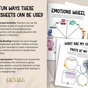 Inside Out 2 Emotional Regulation Worksheet Bundle for School ...