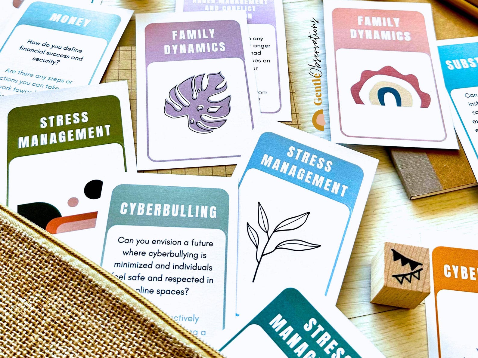 240 Teen Conversation Cards for Counseling Teens, Family Therapy, Teen ...