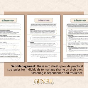 The Compass of Shame Psychoeducational Worksheets Plus 28 Coping Skill ...