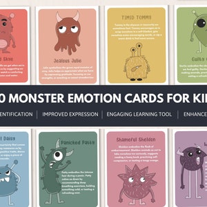Emotional Awareness Card for Kids Calming Corners in Classrooms, School ...