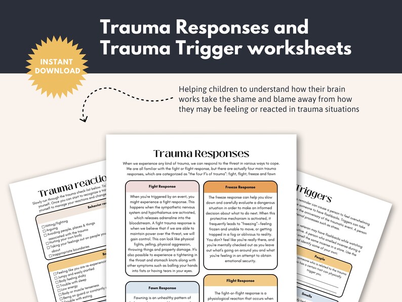 Crisis Safety Plan Counseling Worksheets PTSD Trauma - Etsy Australia