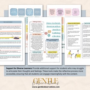 Restorative Circle Questions & Prompts for School Counselors, Conflict ...