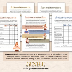 Attachment Style Quiz, Attachment Theory Therapy Worksheets, Self ...