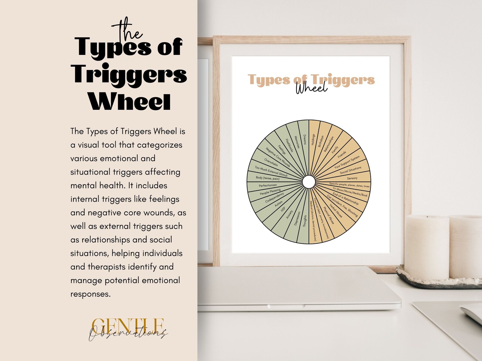 Types of Triggers Wheel: External & Internal Triggers, Trauma Triggers ...
