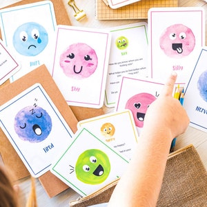 Emotional Regulation Feelings Cards for Calming Corners in Classrooms ...