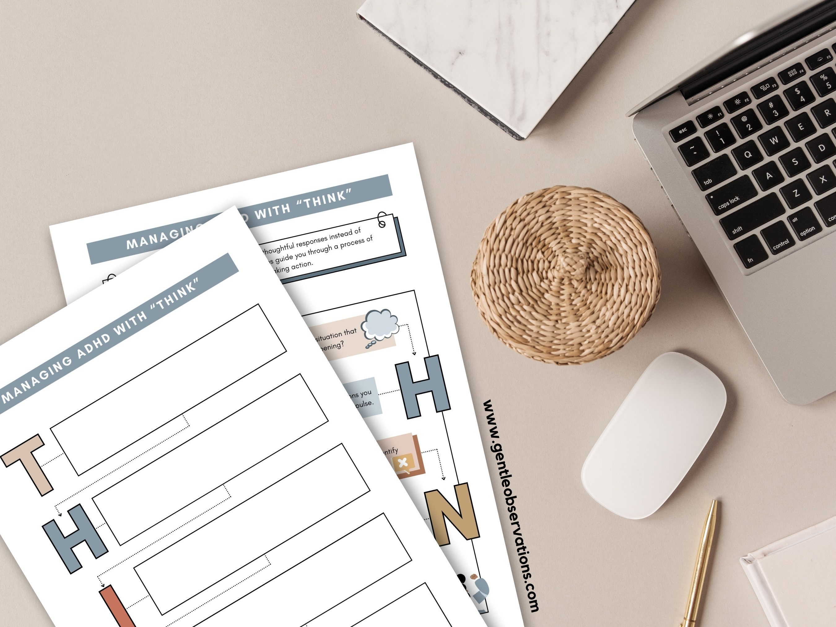 Impulse Control Worksheets for ADHD Teens & Adults: Executive ...