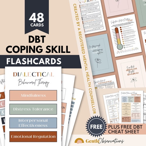 40 X Dialectical Behavior Therapy (DBT) Coping Skills, 57% OFF