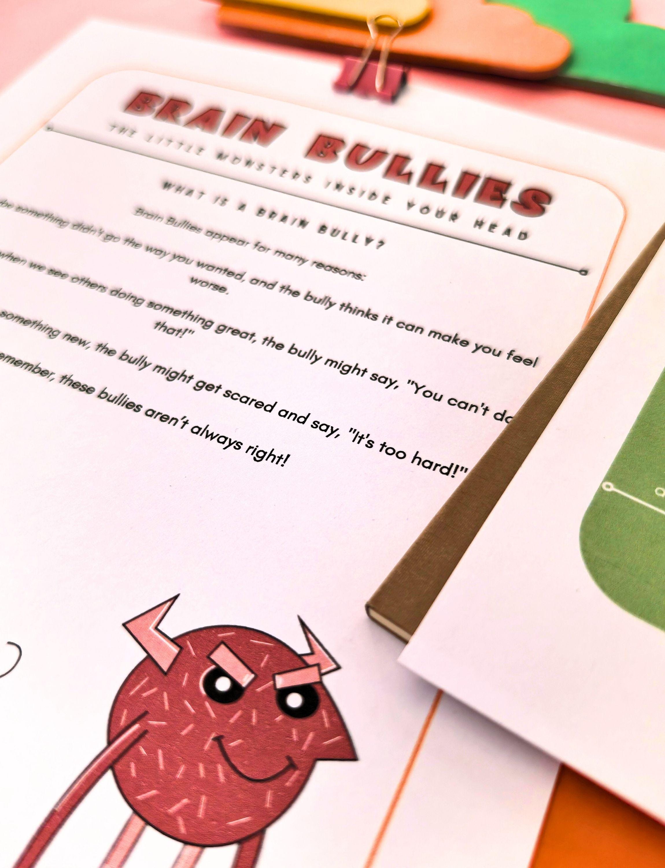 Brain Bullies CBT Worksheets for Kids, Automatic Negative Thoughts ...