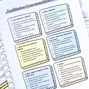 Positive Communication and Restorative Justice Worksheets for School ...