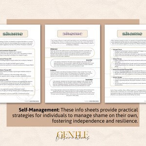 The Compass of Shame Psychoeducational Worksheets Plus 28 Coping Skill ...