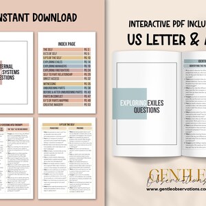 IFS Questions Cheat Sheet for Therapists, IFS Parts Work Therapy ...