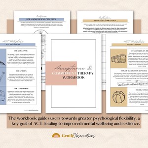 Acceptance and Commitment Therapy Workbook for Adults, Cognitive ...