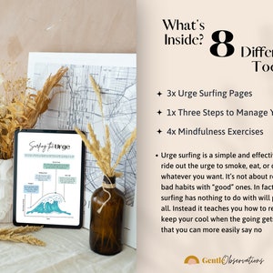 Urge Surfing Technique, Substance Use Worksheet, Addiction Recovery ...