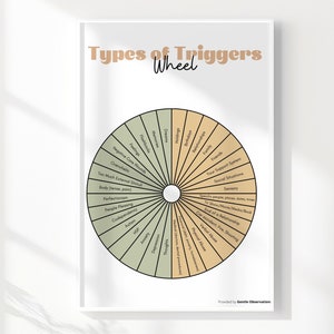 Types of Triggers Wheel: External & Internal Triggers, Trauma Triggers ...