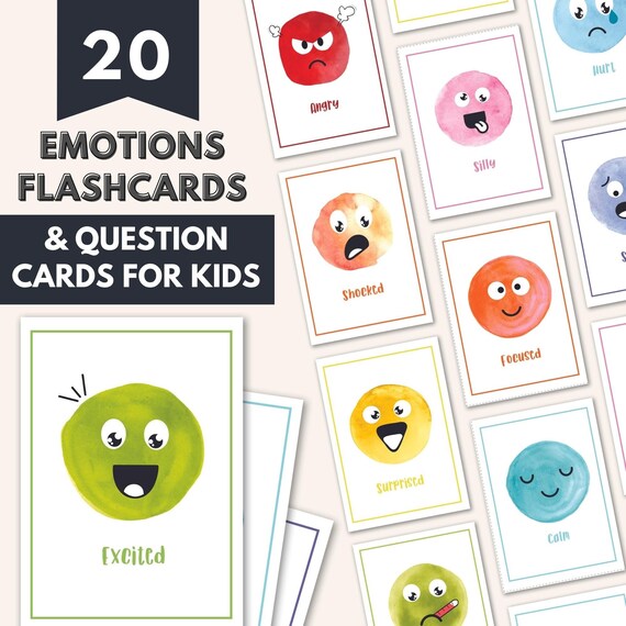Emotional Regulation Feelings Cards for Calming Corners in | Etsy