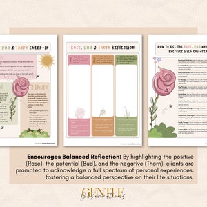 Rose Bud Thorn Ckeck-in Worksheets for Children - Break the Ice, Group ...