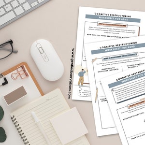 Cognitive Restructuring for ADHD: CBT Worksheets, ADHD for Teens ...