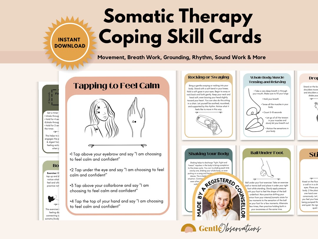 Somatic Therapy Coping Skill Exercises for Nervous System - Etsy UK