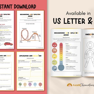 Anger Management Workbook for Kids, Anger Worksheets for Kids ...