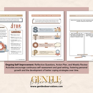 Impulse Control Worksheets for ADHD Teens & Adults: Executive ...