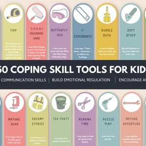 Coping Skills Toolbox for Kids Calming Corners and School Counseling ...