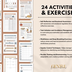 Executive Functioning ADHD Workbook for Adults and ADHD Teens, ADHD ...