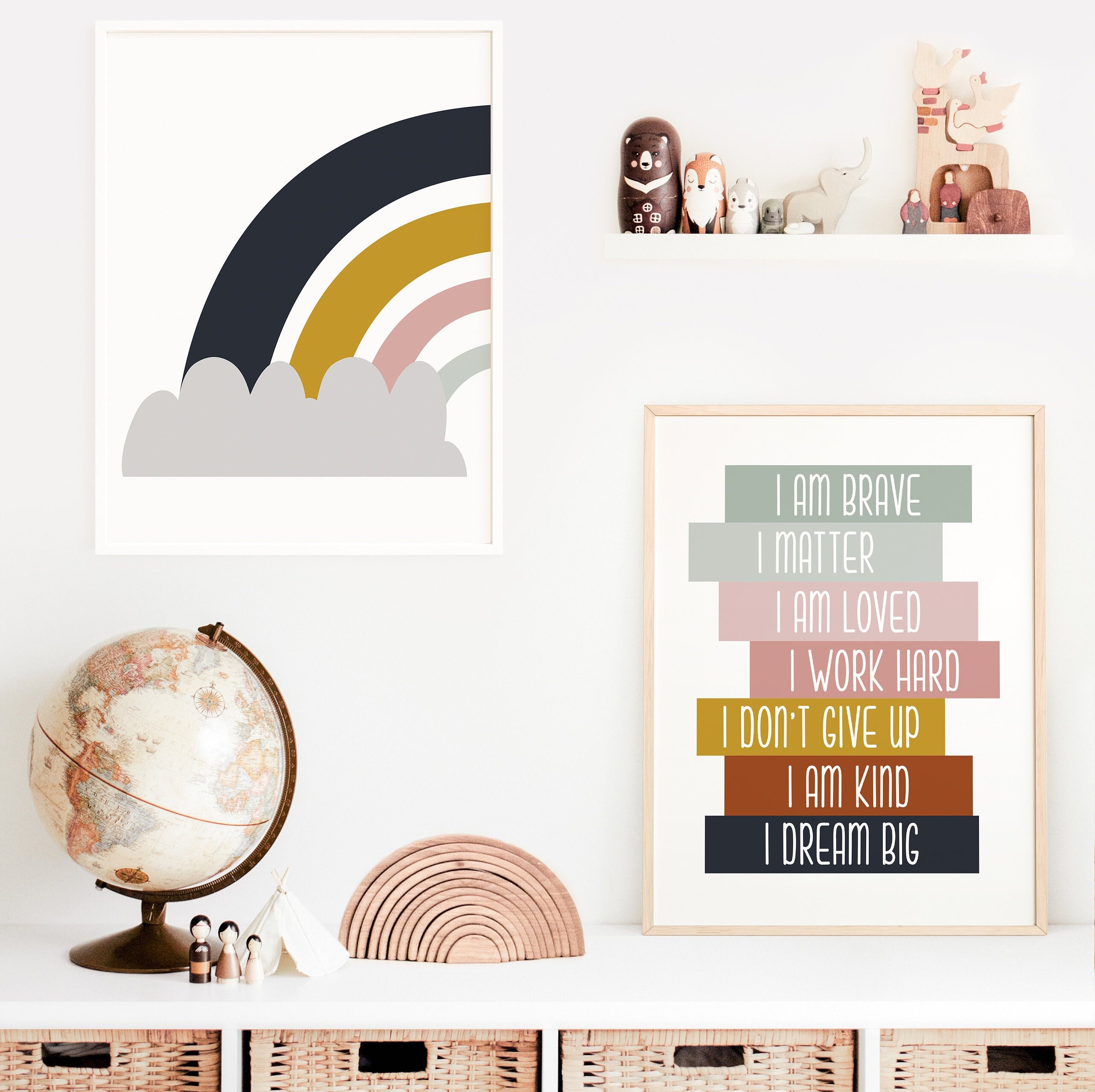 Daily Affirmations Poster Positive Affirmations for Kids - Etsy