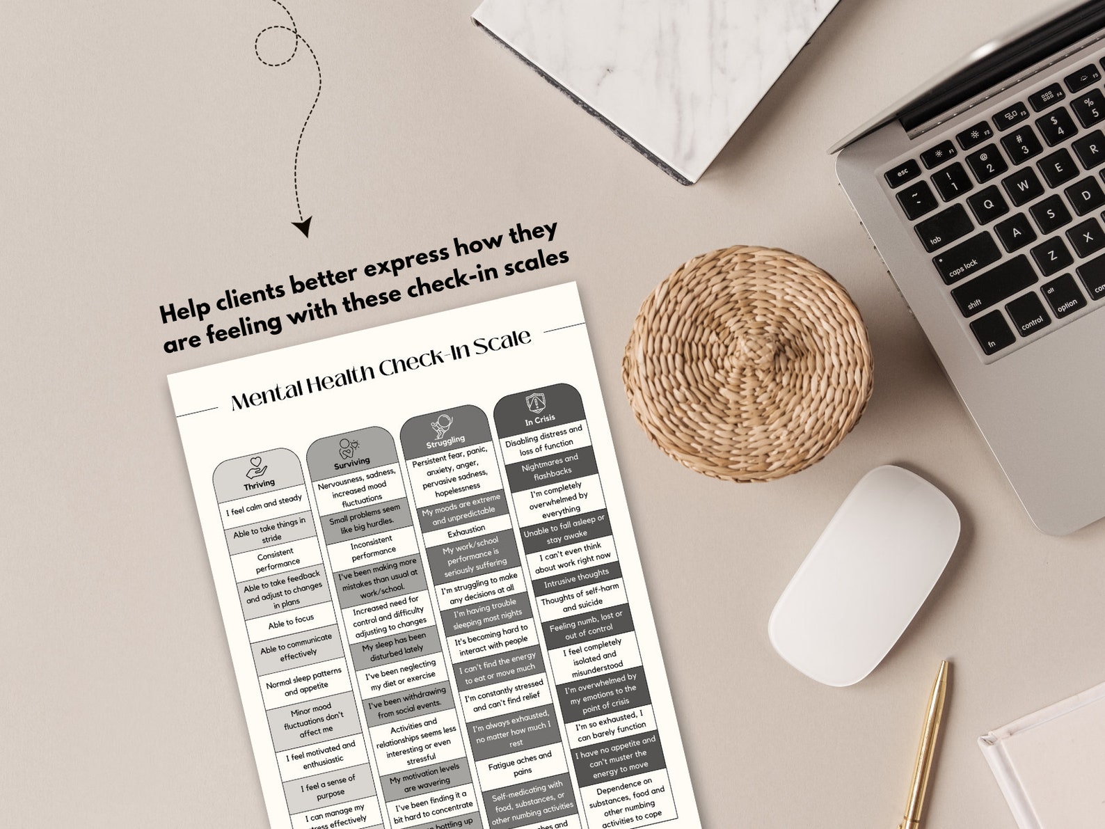 Mental Health Check-in Scales to Identify Emotions in Therapy Sessions ...