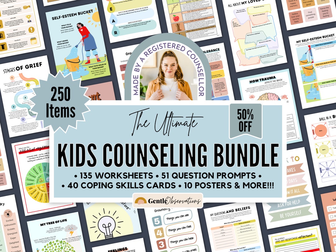 Kids Counseling 50% OFF Therapy Bundle for School - Etsy